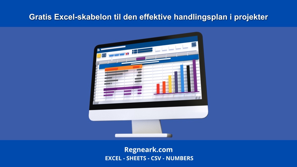 Handlingsplan til projekter – gratis Excel-skabelon